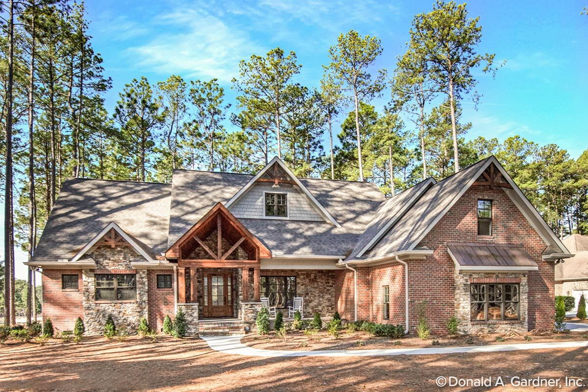 4-Bedroom Single-Story Craftsman Home With Screened Porch and Bonus ...