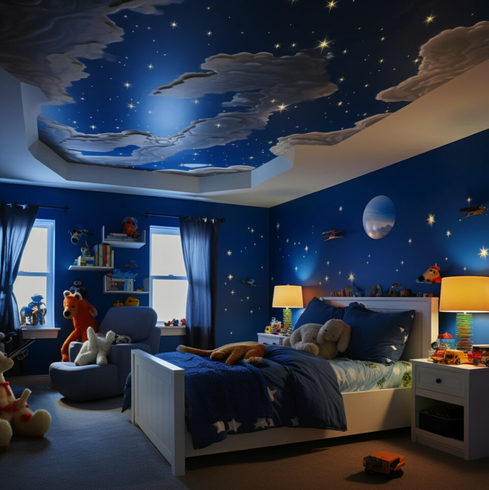 13 Enchanting Children's Room Ceiling Ideas