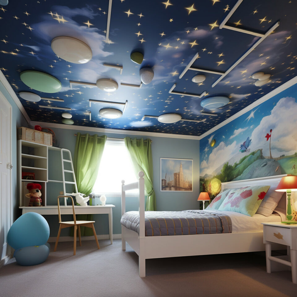 13 Enchanting Children's Room Ceiling Ideas