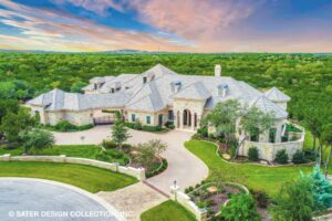 One-Story 4-Bedroom Transitional House with Large Verandah in Back ...