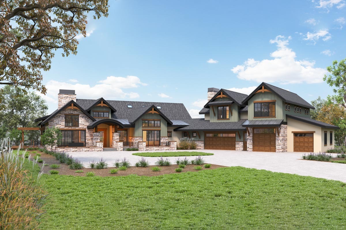 4–6 Bedroom 2-Story Modern Farmhouse With Optional Lower Level and 4 ...
