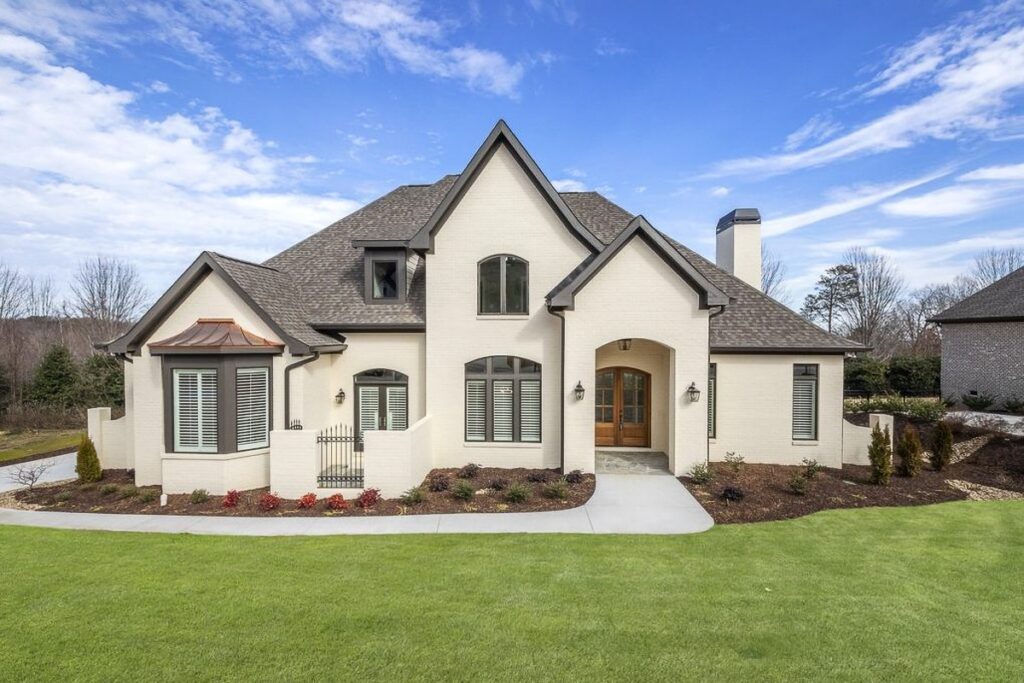 4-Bedroom 2-Story Classic French Country House with Formal Living and ...