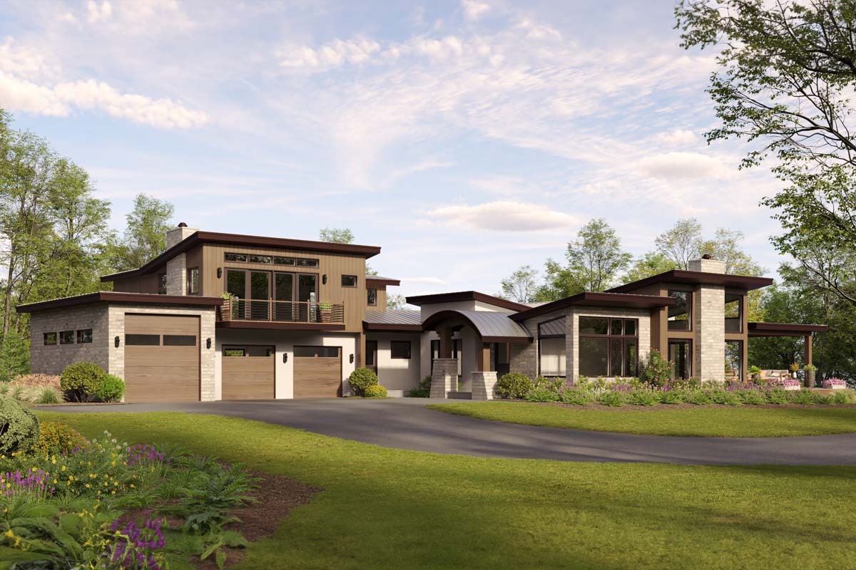 4-Bedroom 2-Story Modern Farmhouse With RV Garage and Bonus Loft (Floor ...