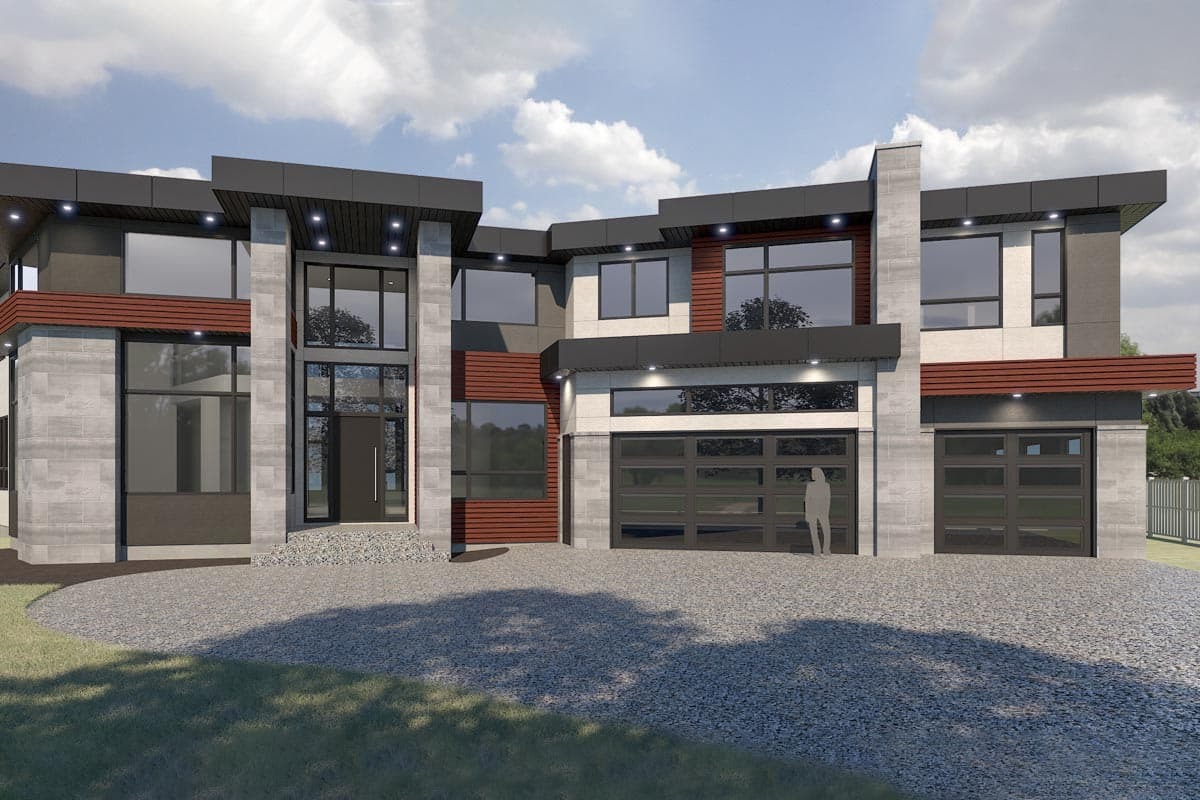 7-Bedroom 2-Story Luxury Modern Farmhouse with Optional Lower Level ...