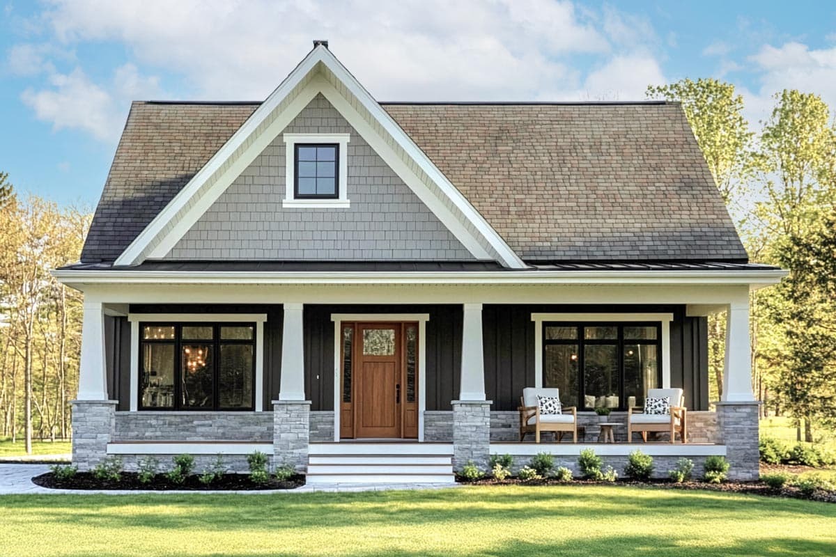 2-Bedroom 1-Story Country Cottage with Vaulted Living Room and Dual 206 ...